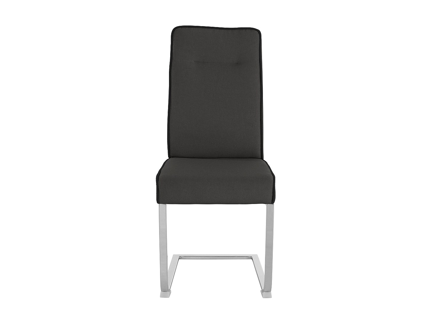 Cora | Fauteuil de salle à manger en anthracite, 2 pièces