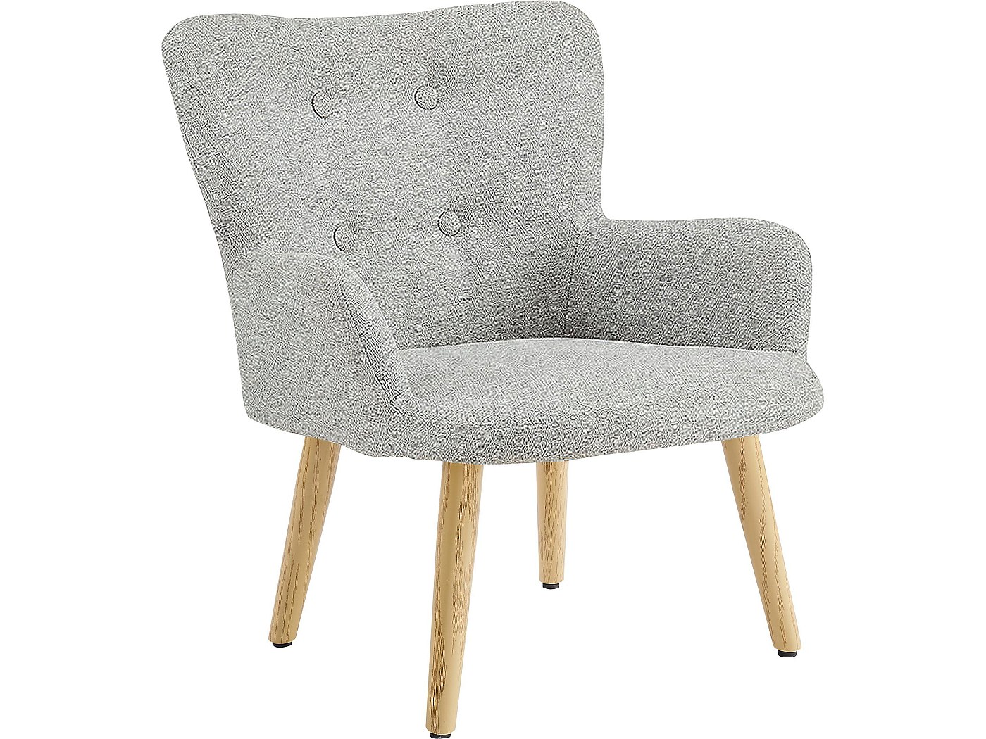 Coco | Fauteuil pour enfants en tissu gris