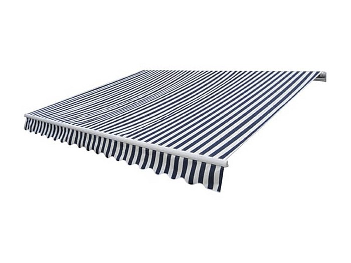 Auvent pliableanuel 300 Bleu/blanc