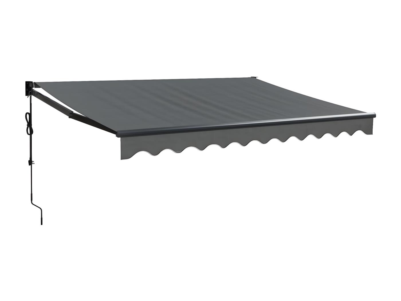 Toldo Retráctil Automático Antracita 3x2 5