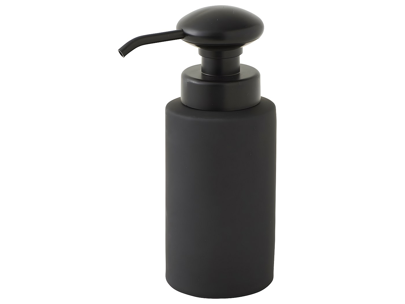 Distributeur de savon noir 8x8x17cm