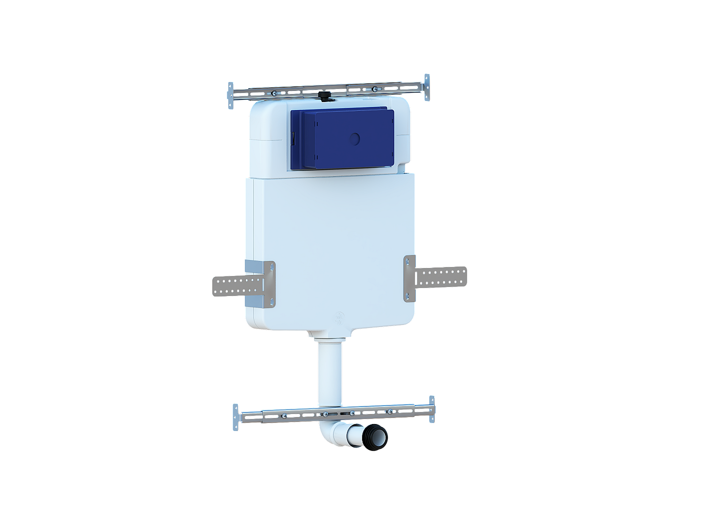 Réservoir caché compléte pour cuvette au sol avec plaque de commande en ...