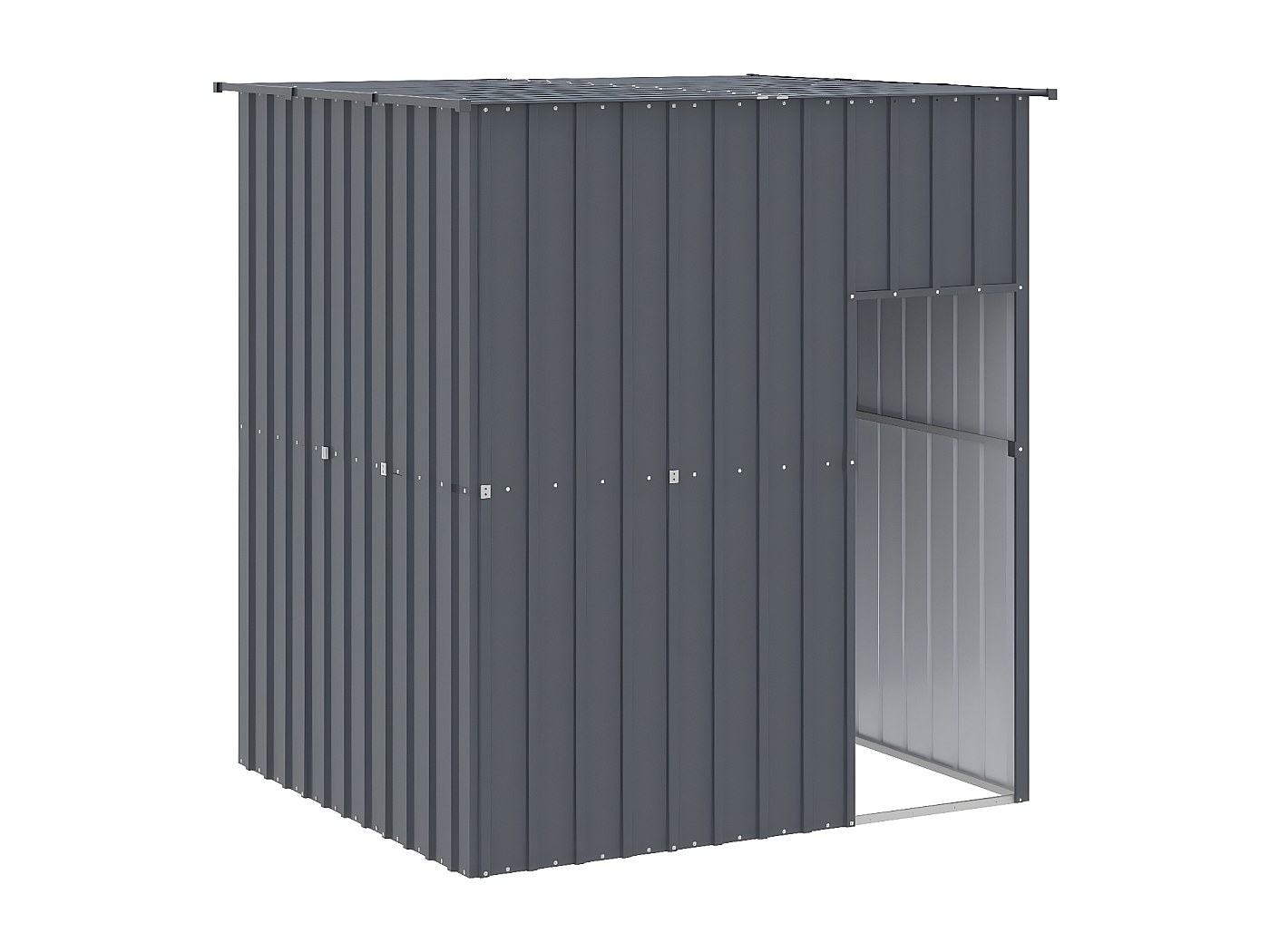 Niche pour chien avec toit anthracite 165x153x181 cm RG3Q60548