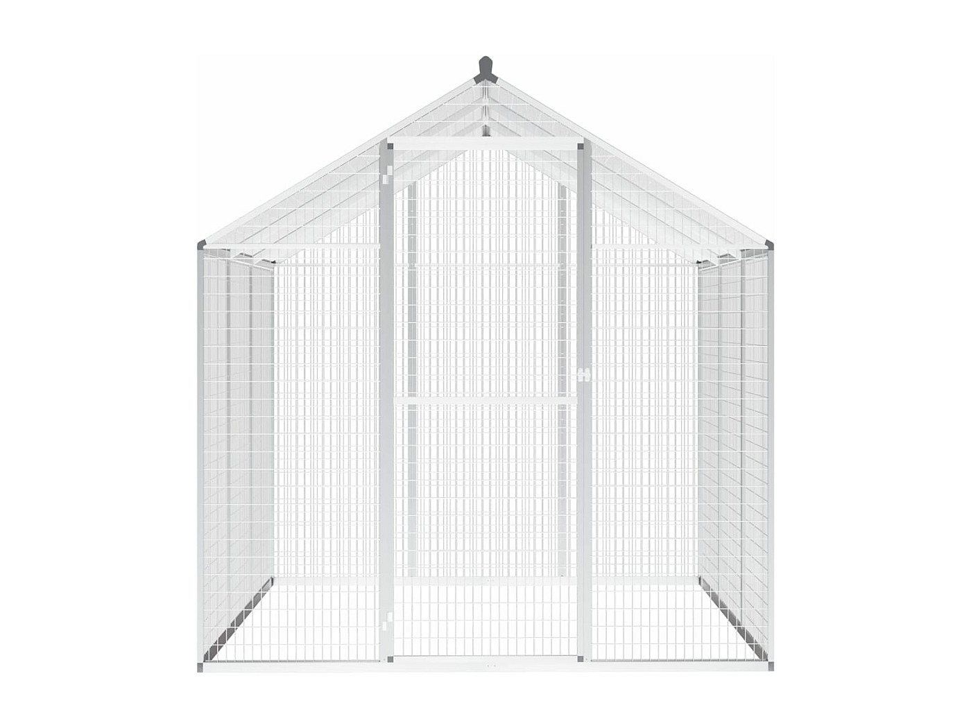 Volière d'extérieur Aluminium 183 x 178 x 194 cm RG3Q99743