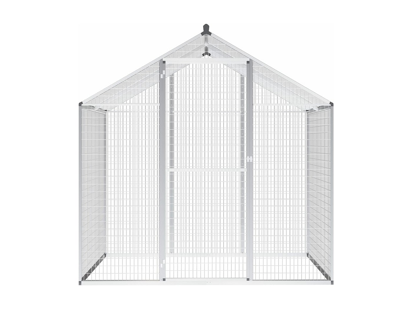 Volière d'extérieur Aluminium 178 x 122 x 194 cm RG3Q43724