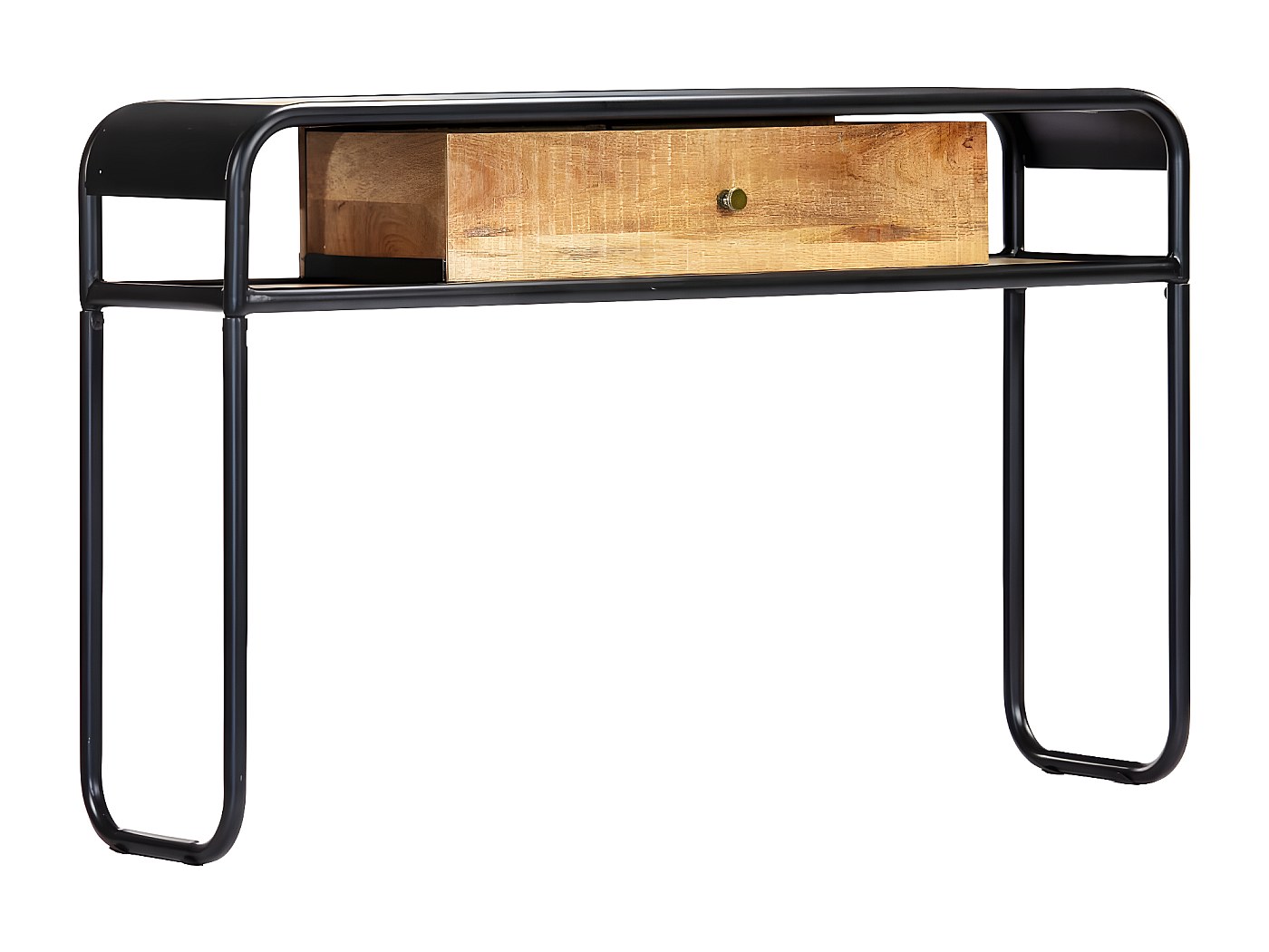Mesa consola de madera maciza de mango 118x30x75 cm ES304340