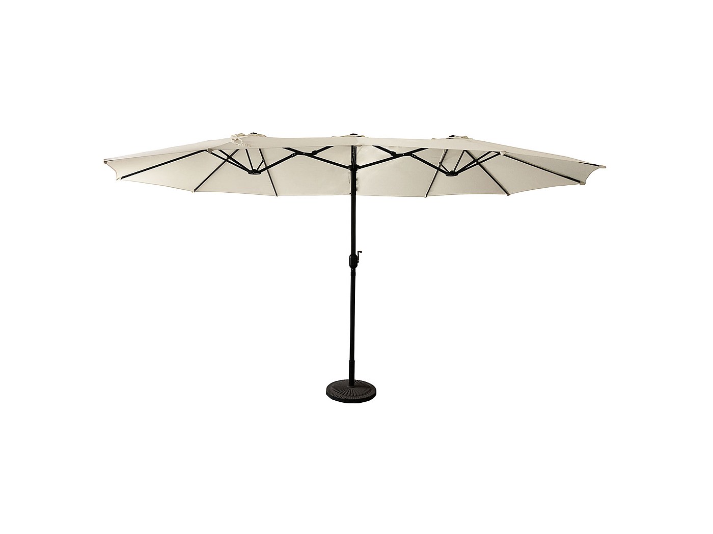 Parasol double 2,7x4,6m LINAI beige