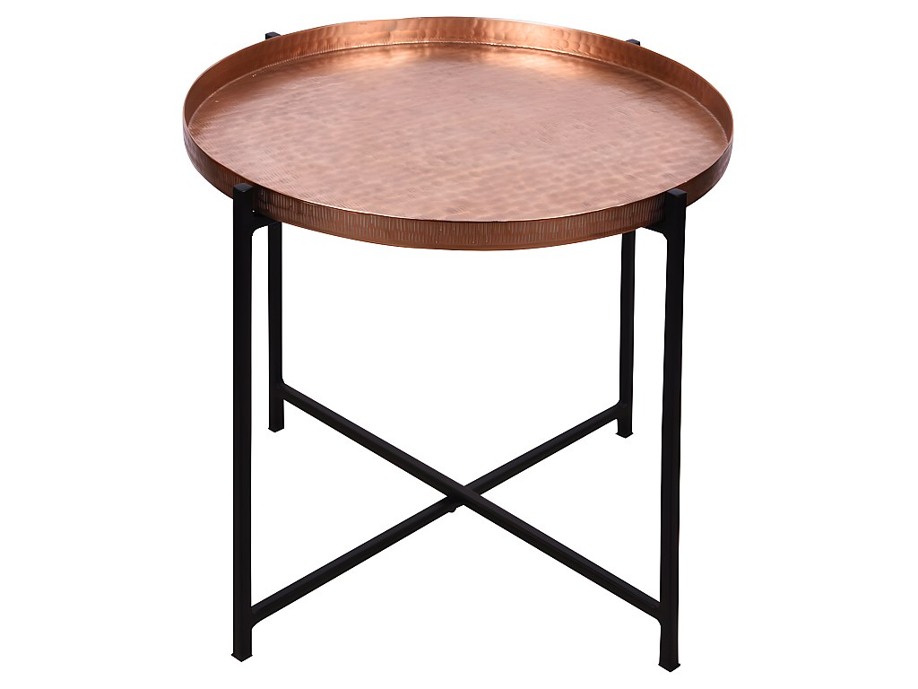 Table d'appoint 55 cm grand modèle cuivre