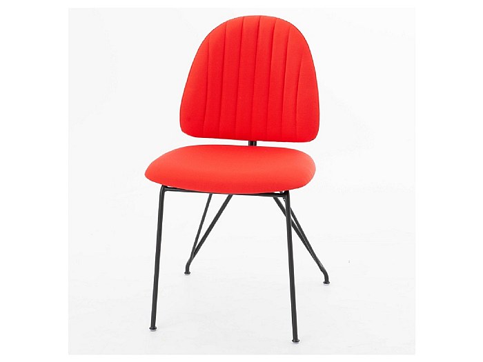 Chaise rouge Stockholm (lot de 2)