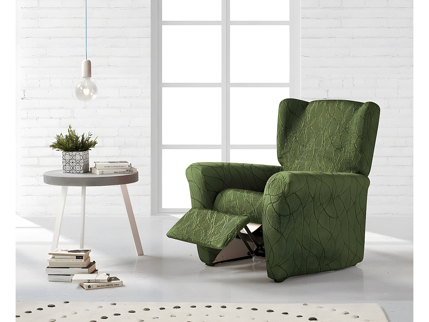 ESTORALIS | Funda Sillon Tejido Elastico Resistente | Para Sillon Relax | Tamaño ( de 70 a 90 cm ...