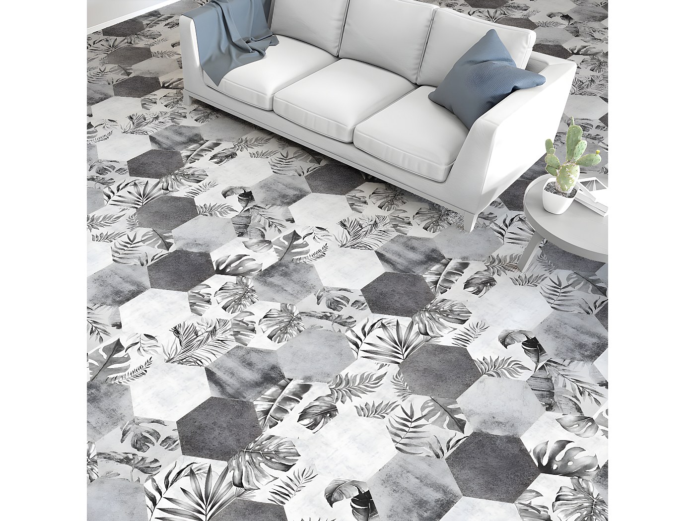 Sticker Sol avec laminat de Protection en Plastique Anti-dérapant ...