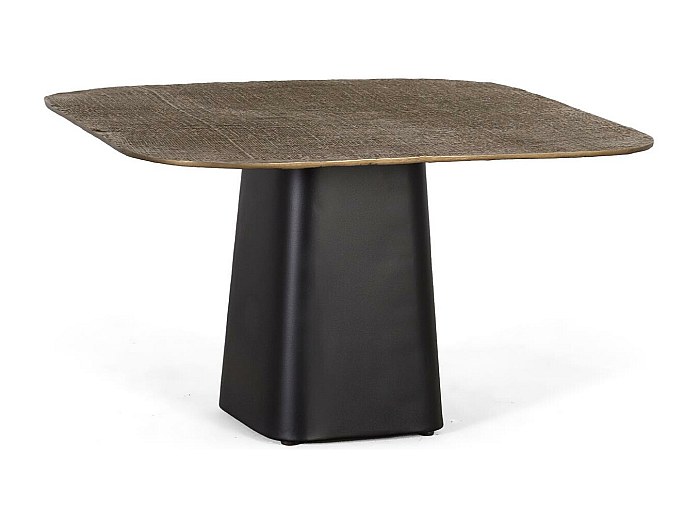 TABLE CENTRALE EN ALUMINIUM Multicolor.Giner y Colomer.40x70x70