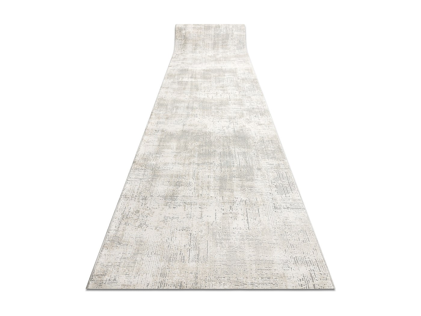 Alfombra de pasillo TULS 51231 vintage marfil / gris 90 cm 90x120 cm