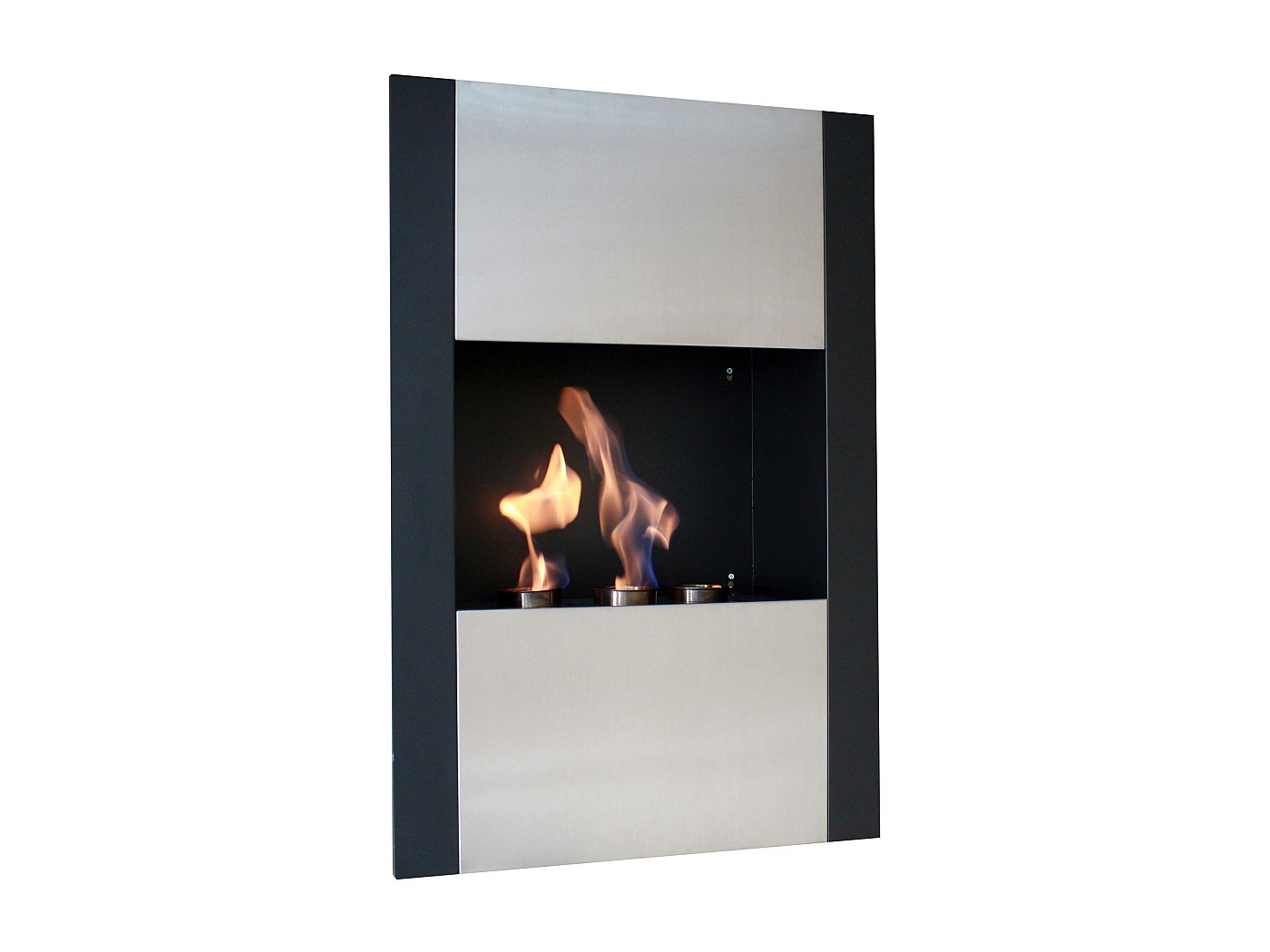 Cheminée à l'éthanol en acier inoxydable