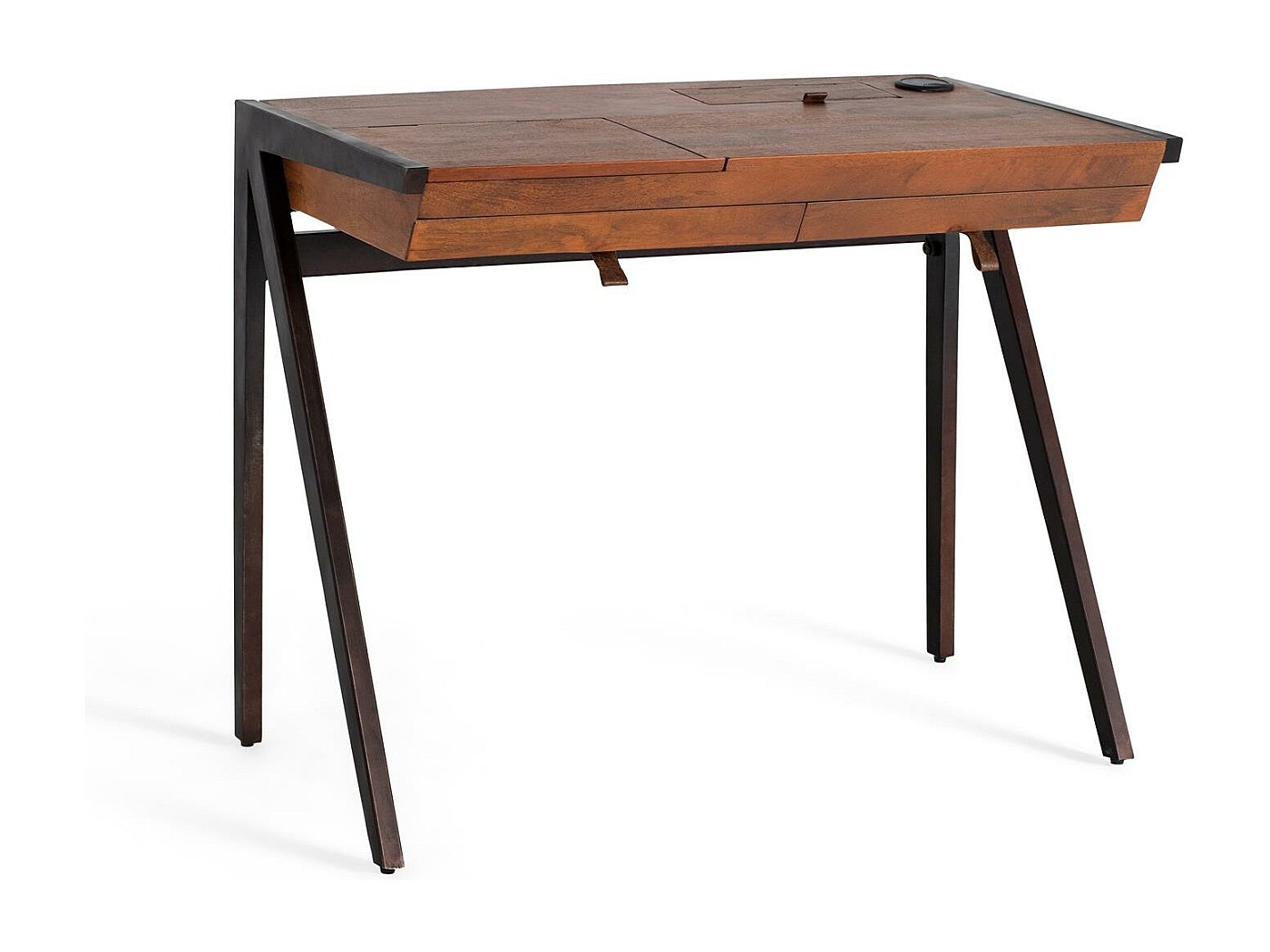 SCRIVANIA IN LEGNO DI MANGO Marrón .75x51x92 Giner y Colomer