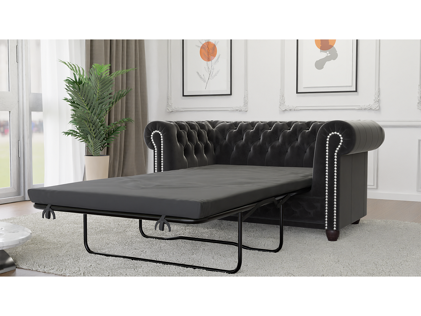 Chesterfield Sofa Mit Schlaffunktion