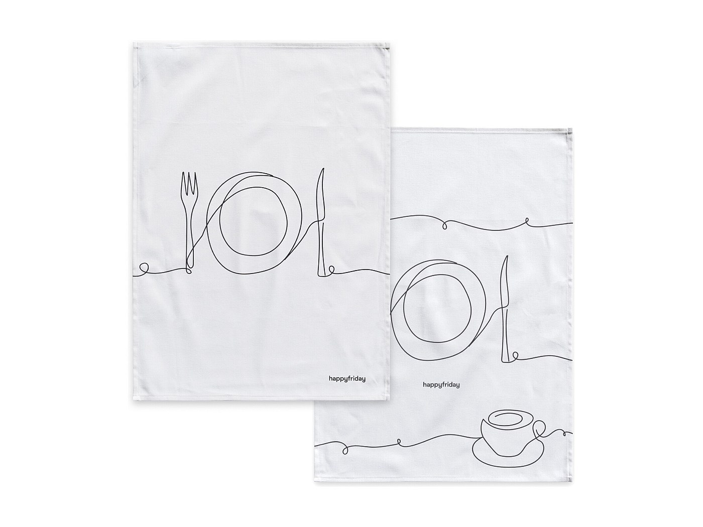 Torchon (2 pièces) 70x50 cm To eat