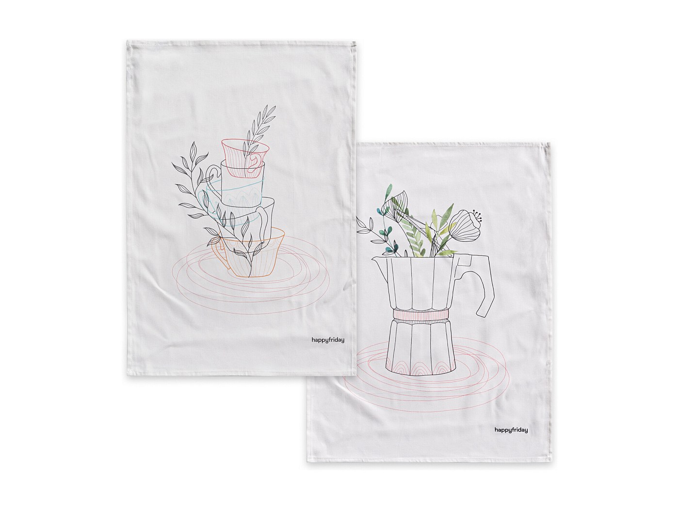 Torchon (2 pièces) 70x50 cm Breakfast