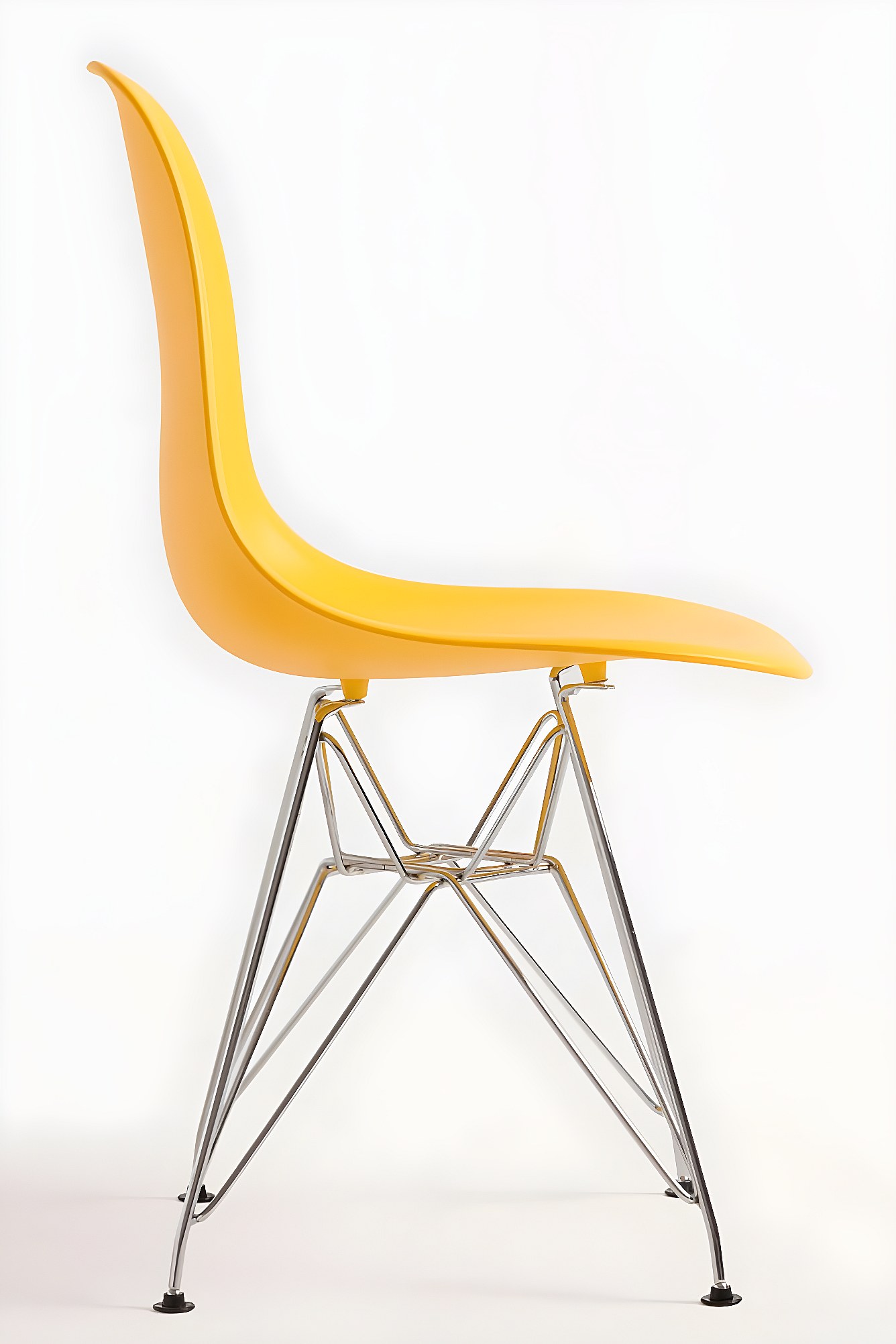 Pack 6 Sillas Tower Metálicas - Amarillo