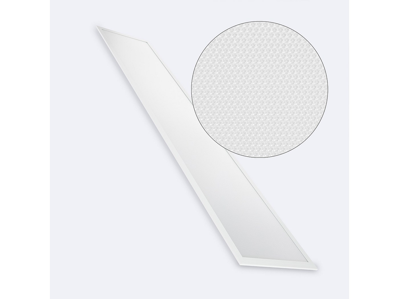 Panel LED 120x30 cm 40W 4000lm con Caja de Conexiones Rápidas y Cable ...