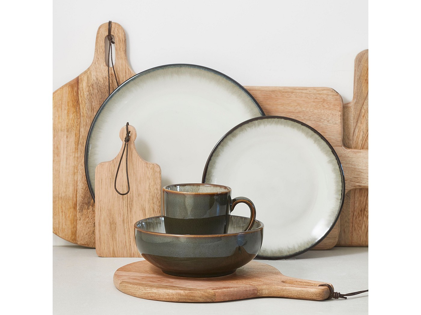 Tabla de cortar de Madera de mango - 35 x 28 - Marrón - DUKO