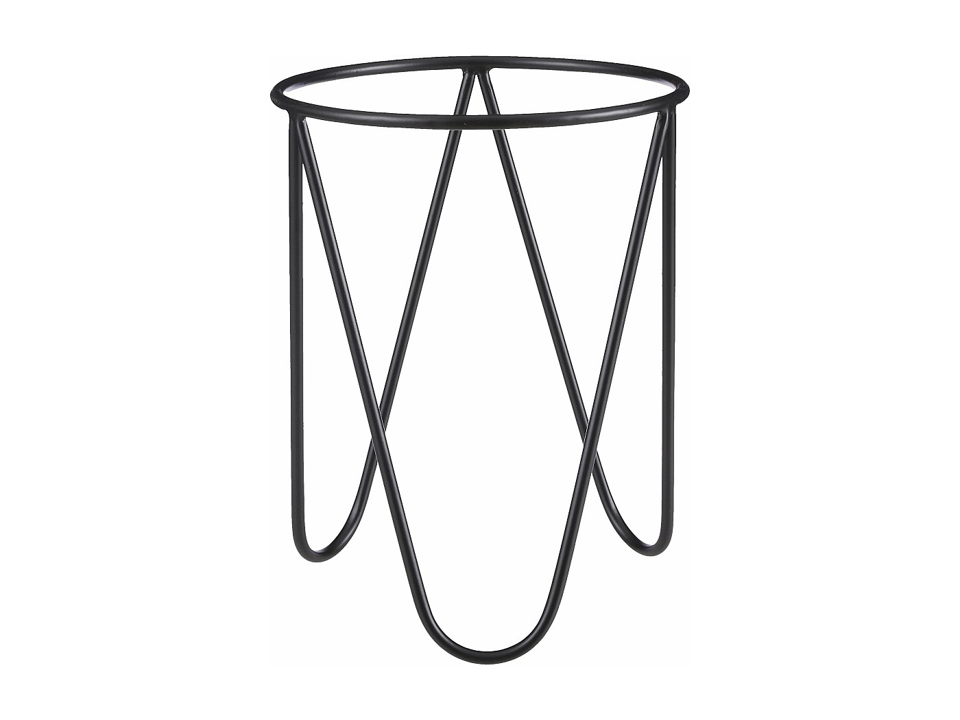 Plantenstandaard van ijzer - ⌀30 x 38.5 - Zwart