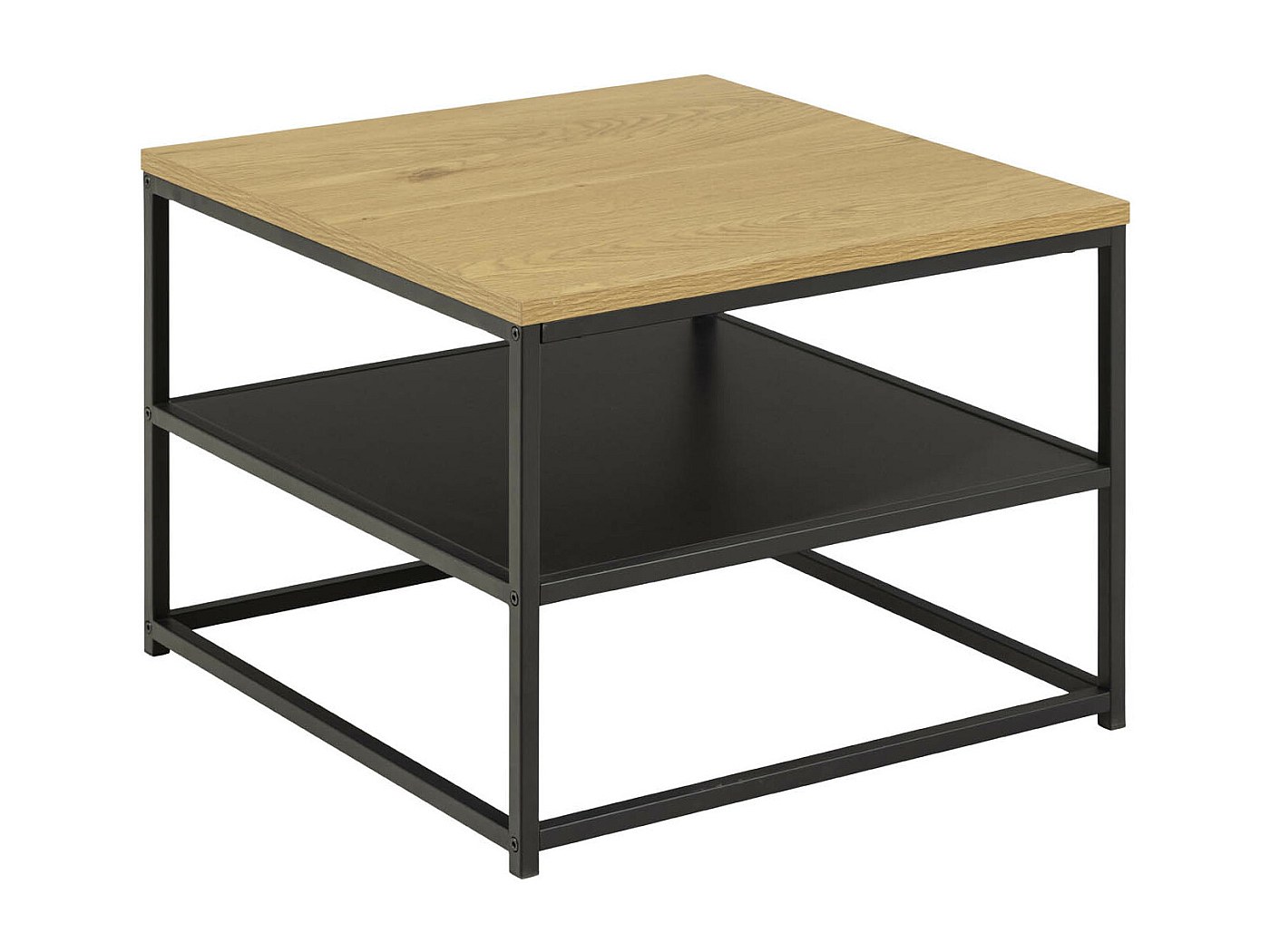 Giles salontafel 55x55x42cm, 1 plank, eik decor.