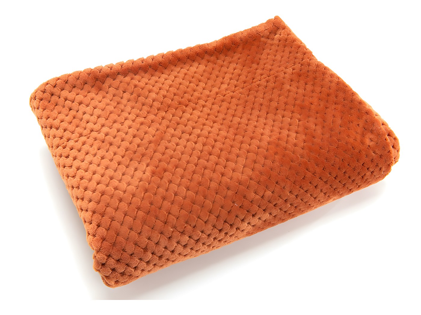 Plaid Damier orange 130x170