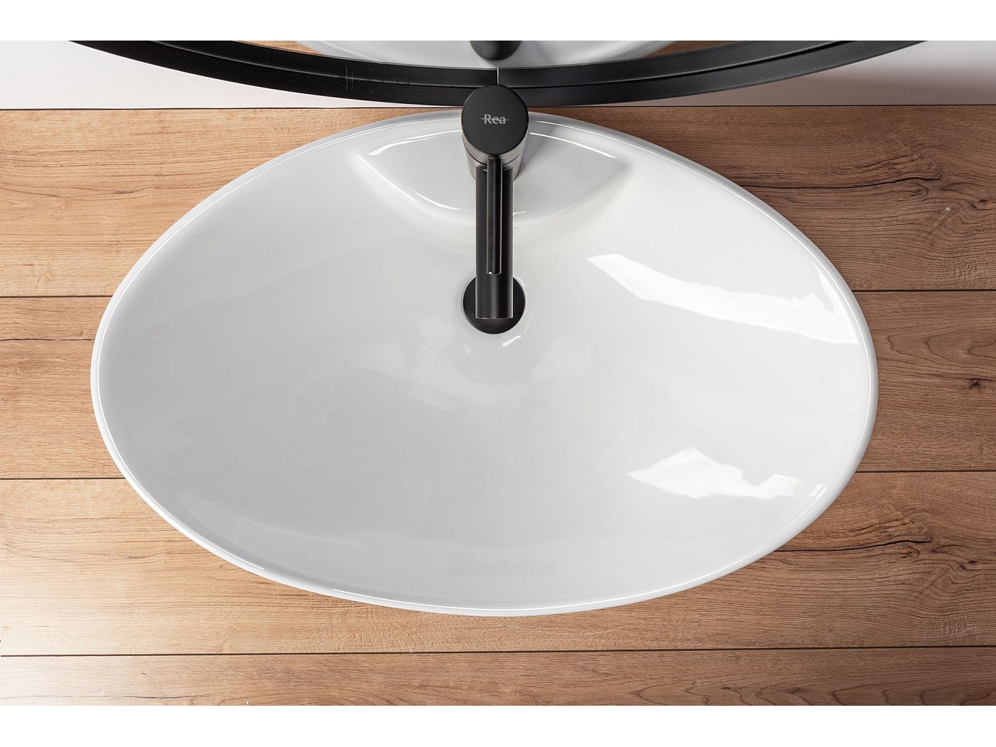 Lavabo Da Appoggio Rea Rosa White