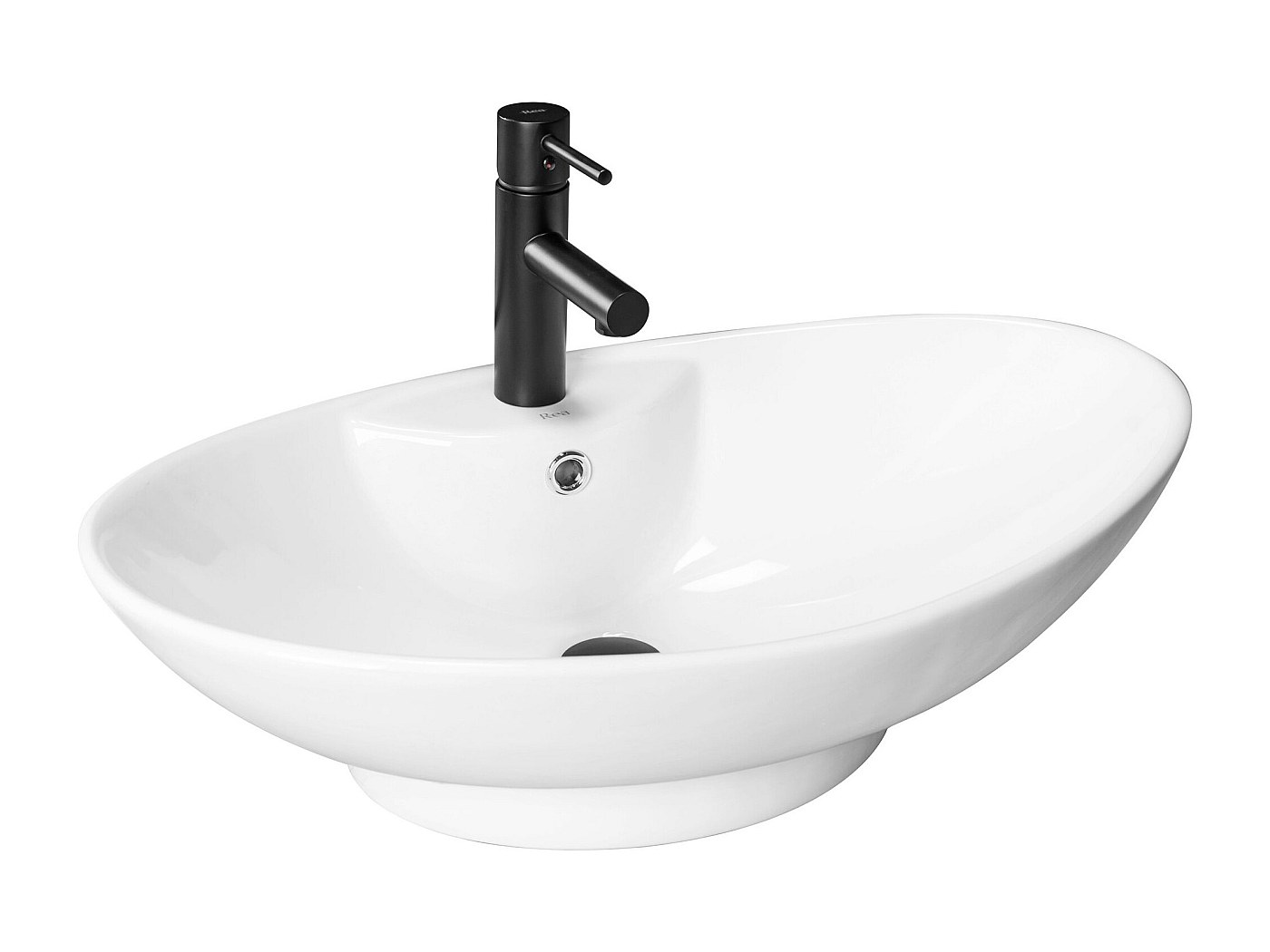 Lavabo Sobre Encimera Rea Rosa White