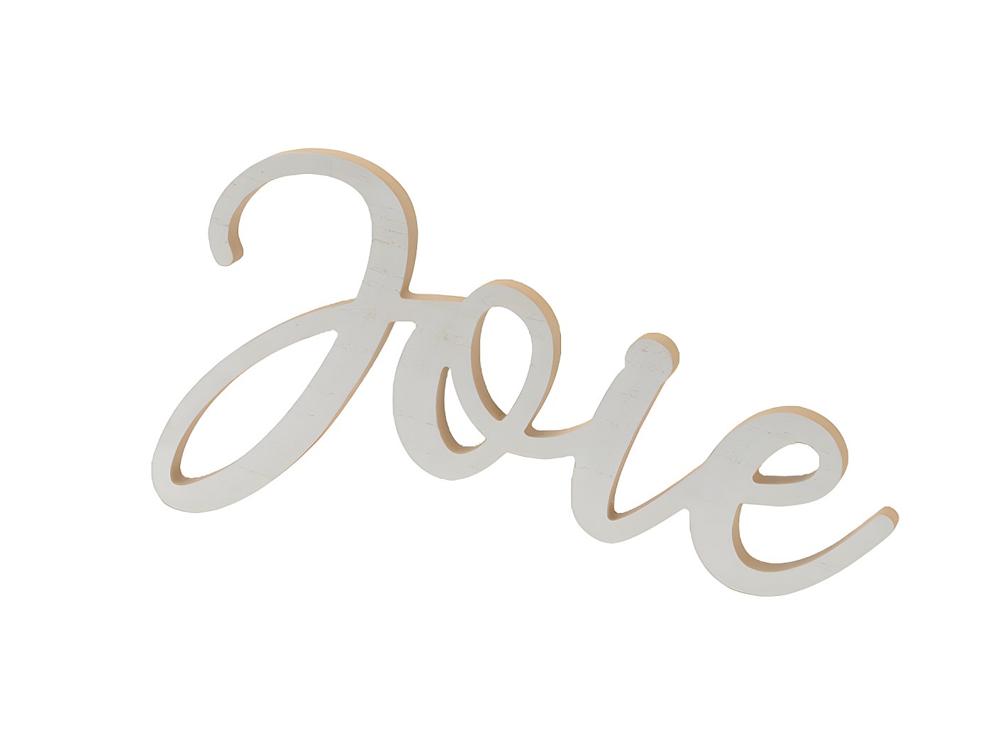 Décoration murale mot Joie en bois