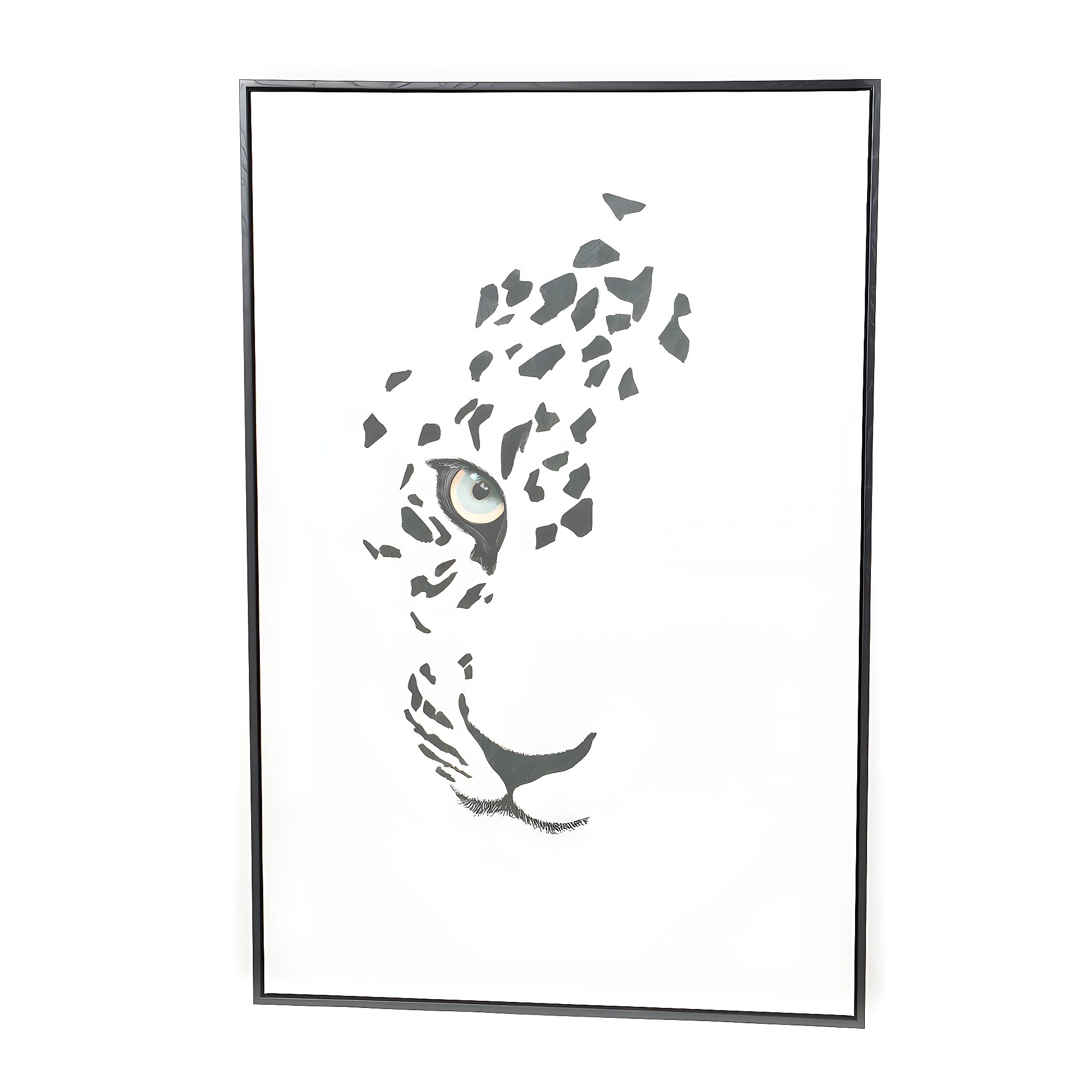 Toile Léopard de face 80x120