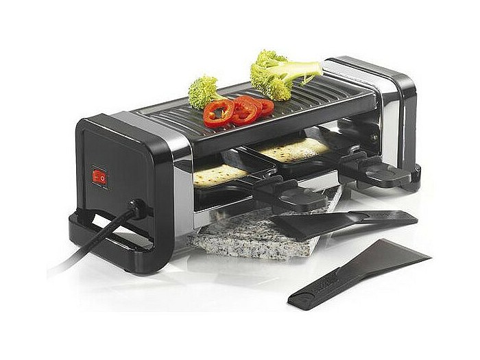 Kitchen Chef Appareil à raclette 2 personnes 350w noir - gr202-350n