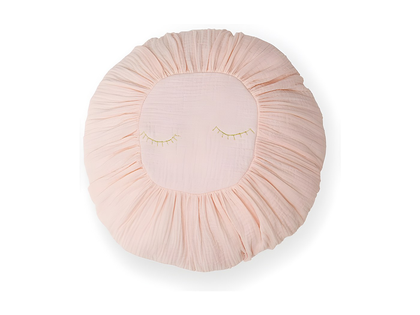 Coussin en coton rose 11x35x35cm