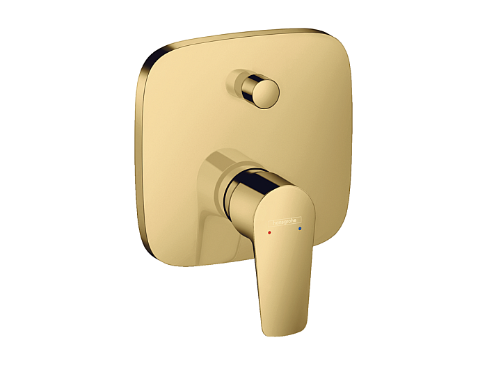HANSGROHE Talis E frontal para mezclador de baño empotrado color, oro ...