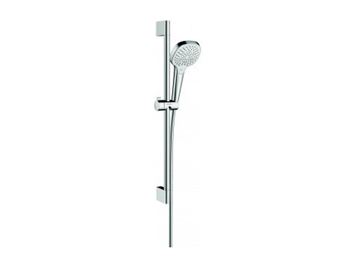 Set de douche Multi avec barre Unica'Croma 65 cm blanc/chromé Hansgrohe ...