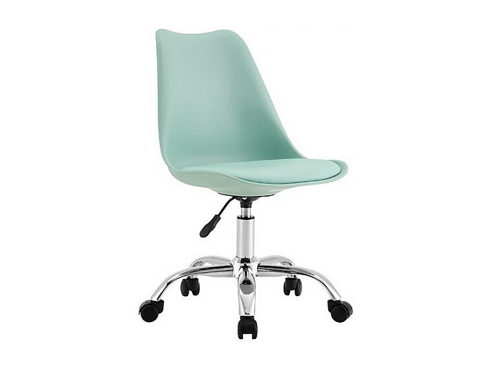 Sedia con rotelle polipropilene verde Color 97x47x58cm