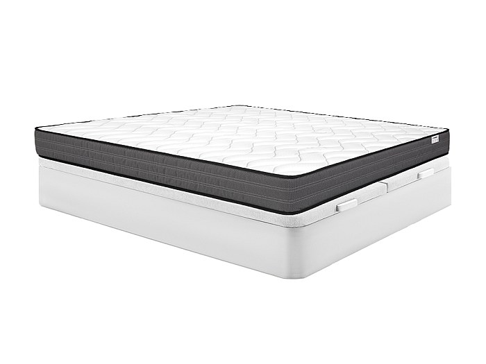 Ensemble 180 x 200 cm king size sommier coffre + matelas Ressorts ensachés - AMBRACIE de Ysmée