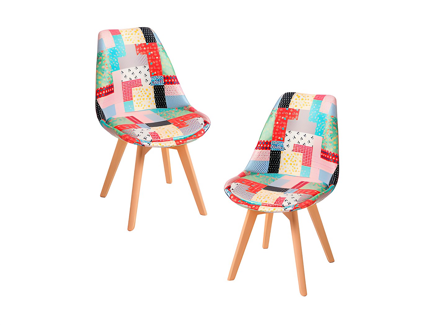Pack 2 Sillas Synk Patchwork - Collage