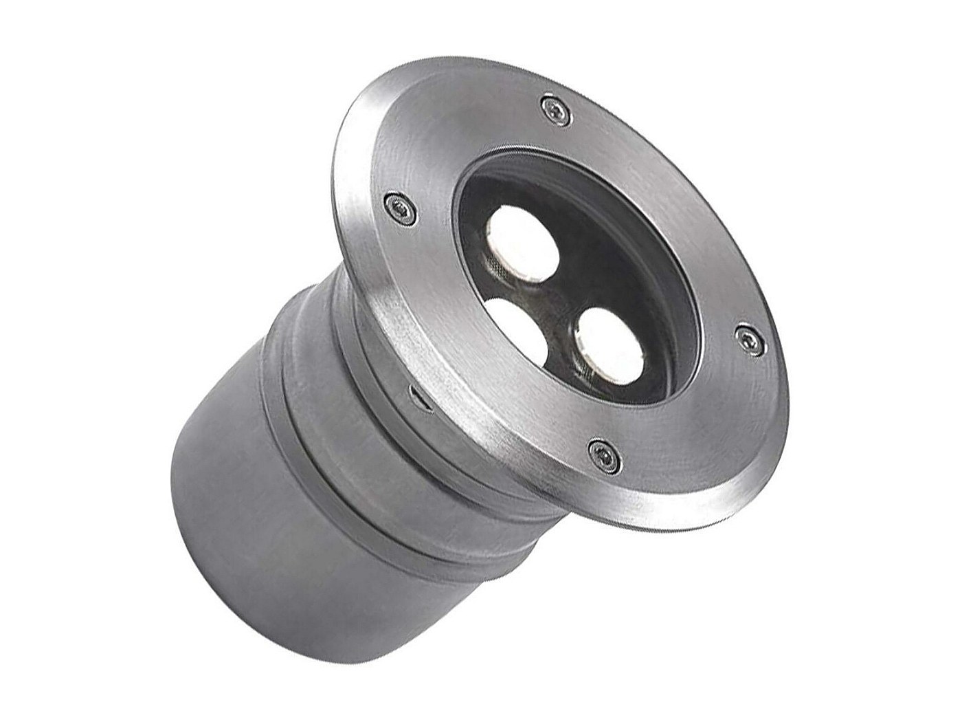 Foco LED Circular Empotrable en Suelo Aqua 5W IP68 LEDS-C4 55-9792-CA-CM Plateado 4000K