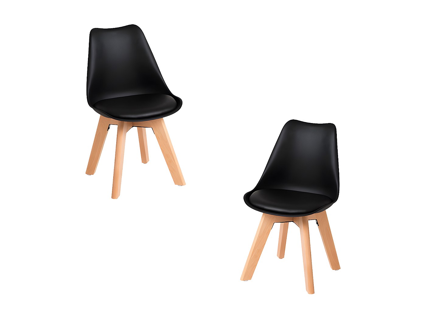 Pack 2 Sillas Synk Kid (Infantil) - Negro