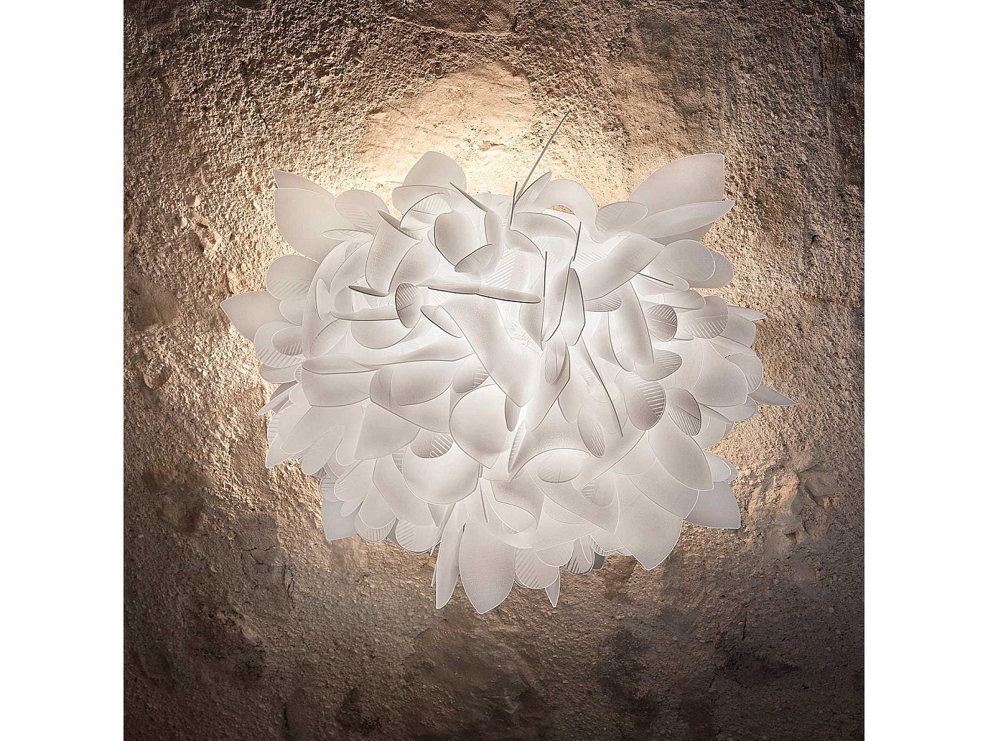 Plafoniera SLAMP Veli Ceiling/Wall Medium Foliage Bianco
