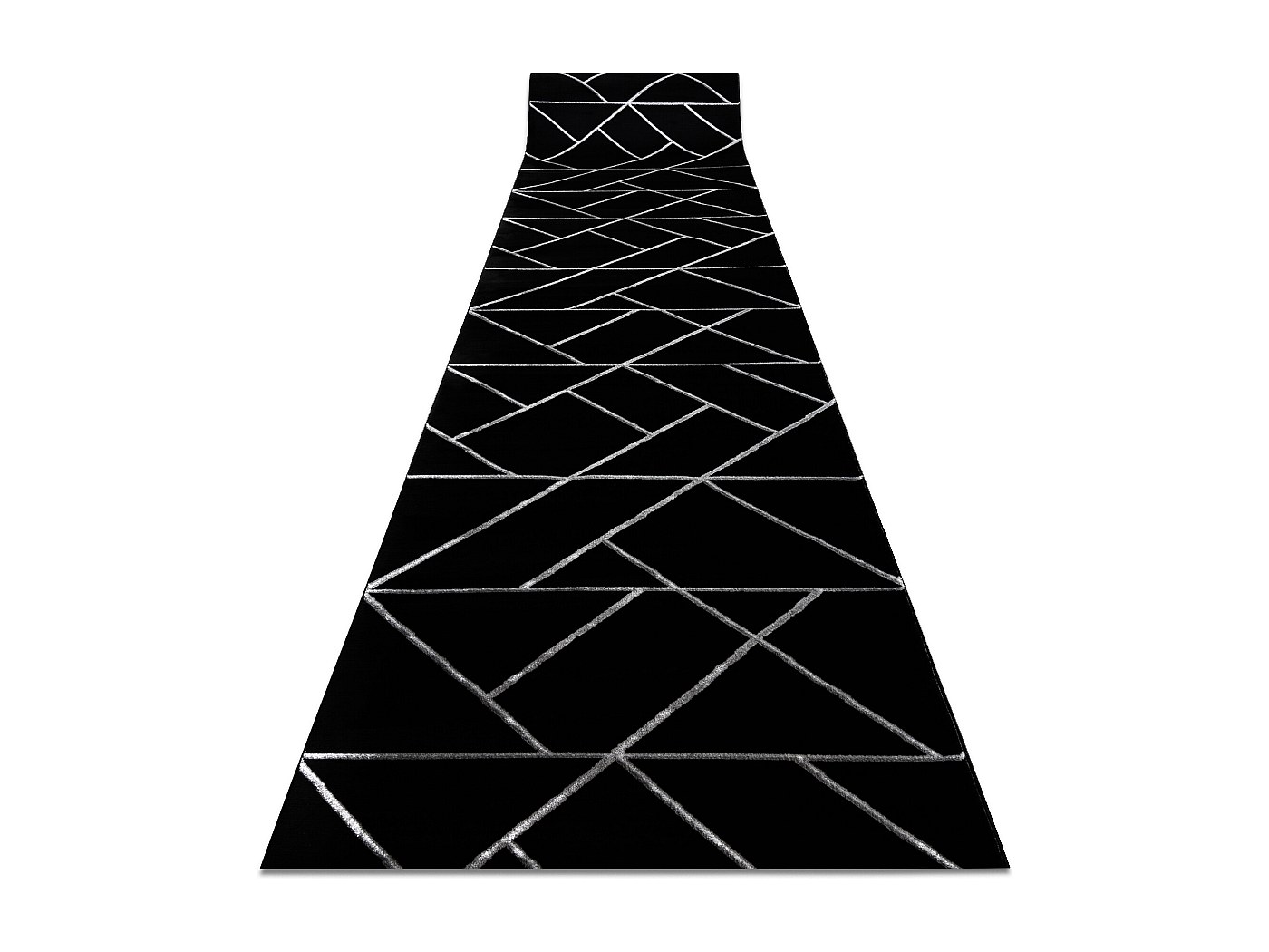 Tapis de couloir EMERALD exclusif 7543 glamour, élégant géométriqu ...