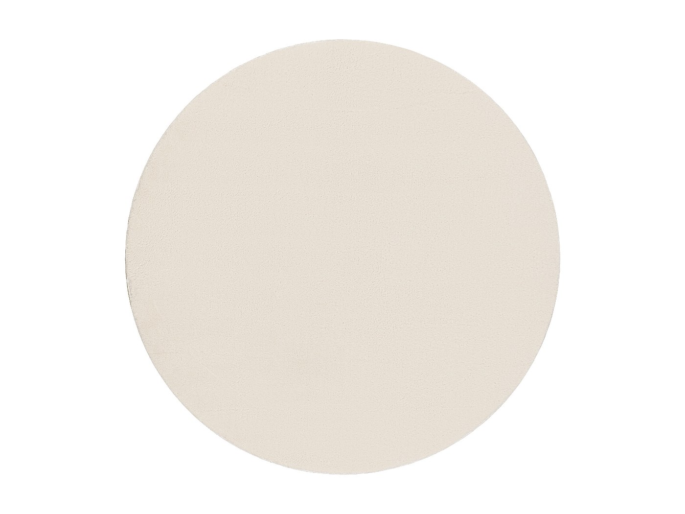 Alfombra de lavado moderna LINDO circulo crema, antideslizante, peluda ...