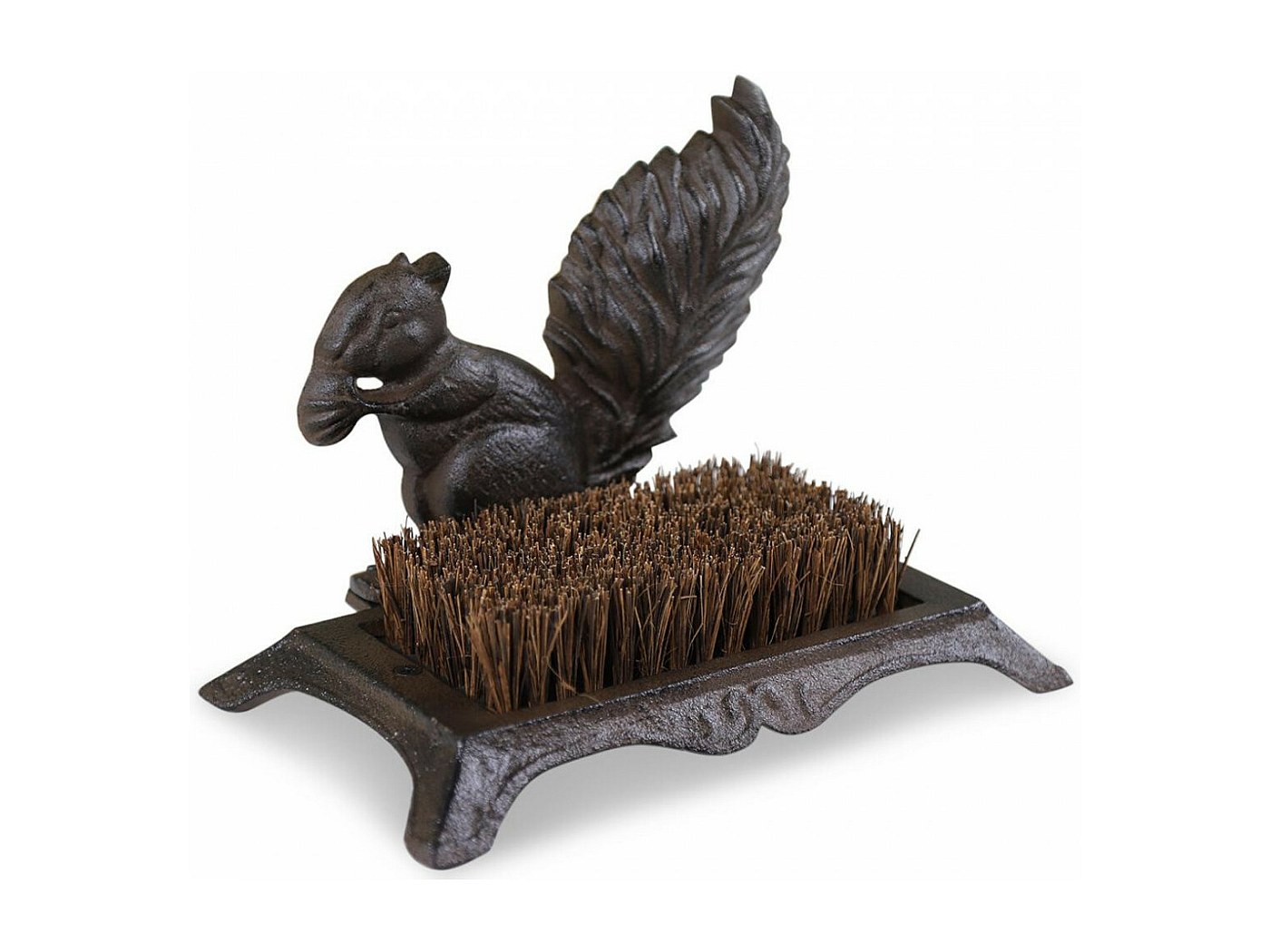 Gratte-Pied Fonte Marron 25.5x16x18.5cm