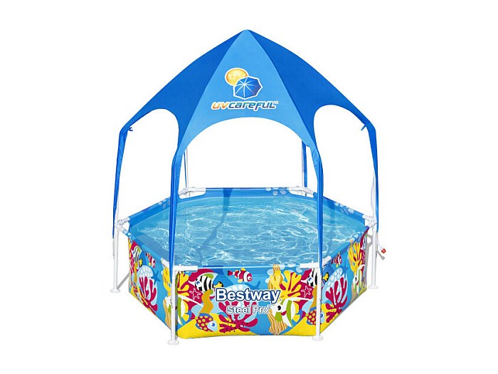 Bestway Piscine hors sol steel pro ronde 183 x 51 cm - 5618t