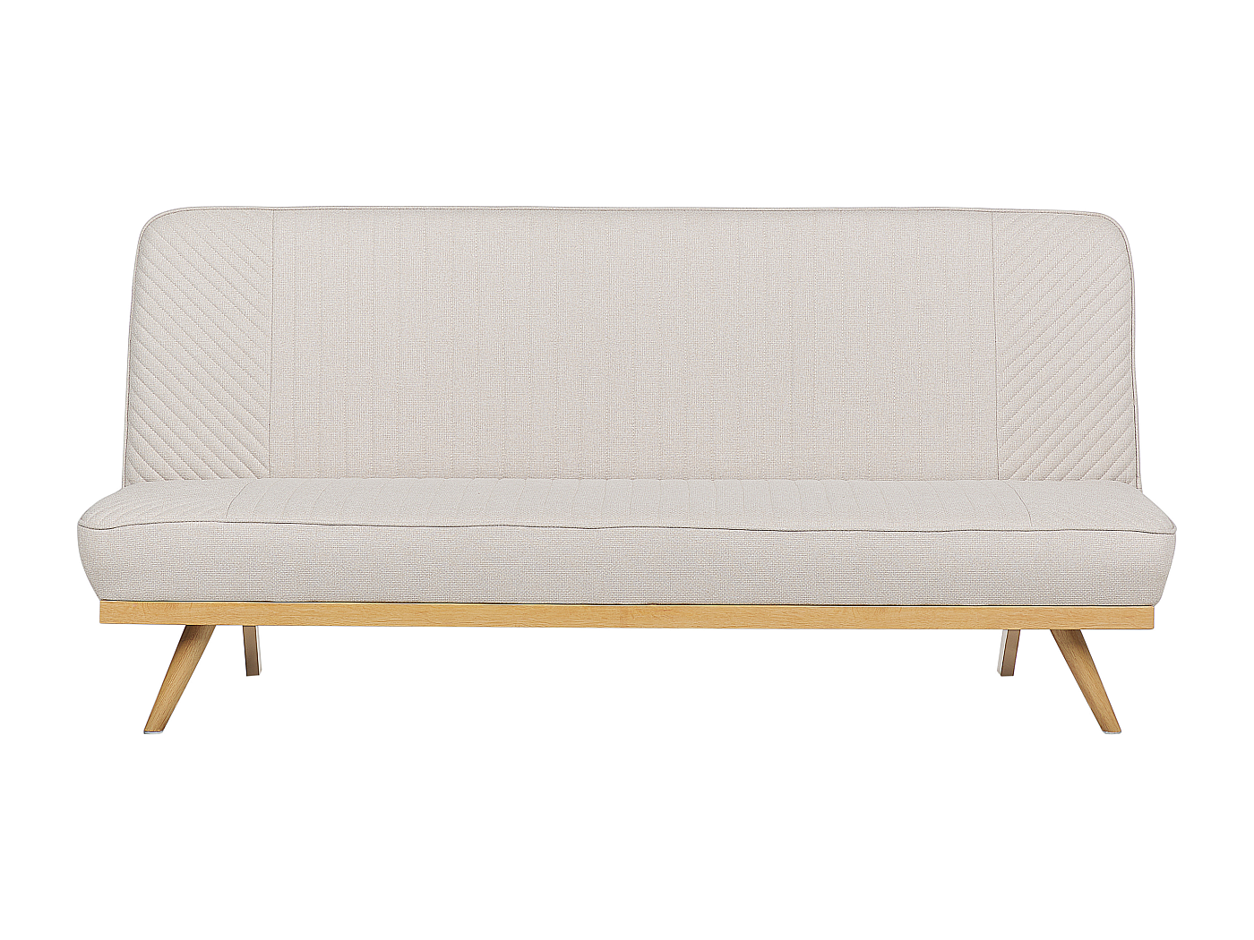 Canapé-lit 2 places KALFAFELL Tissu Beige