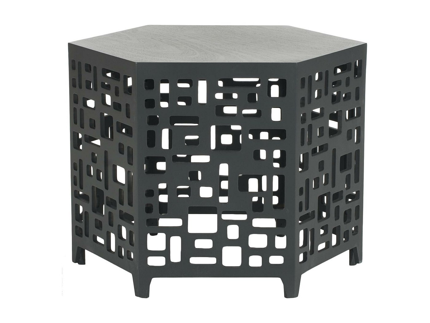 Table d'appoint Gris anthracite 30 X 58 X 44.45 cm - Ardis