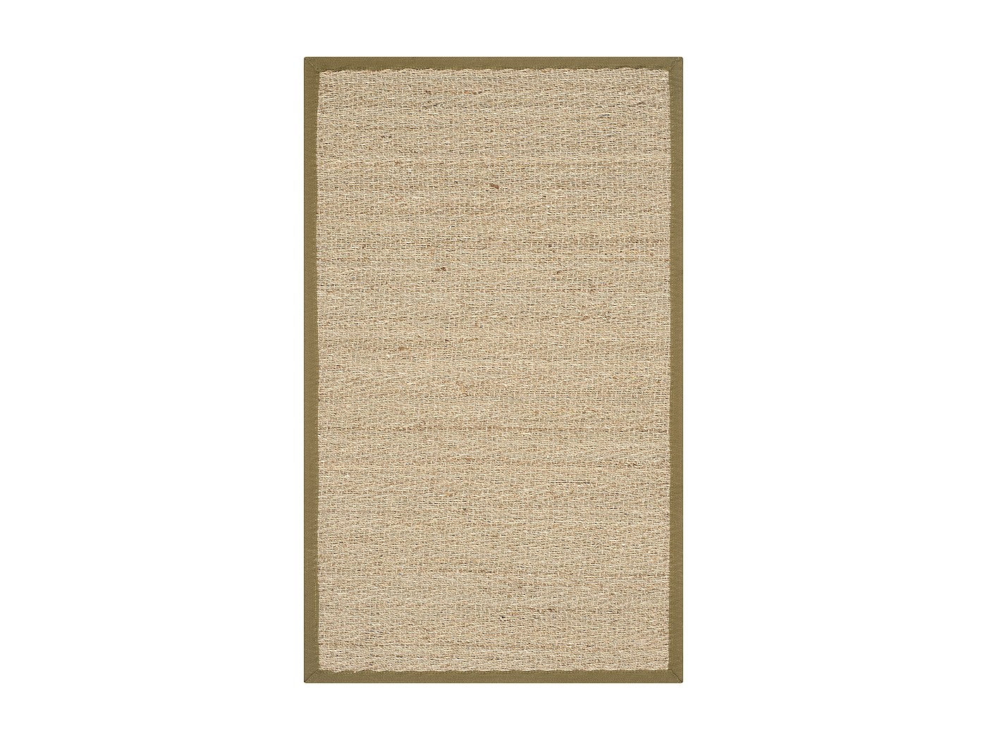 Tapis Beige & Vert Olive 91 X 152 cm - Winifred