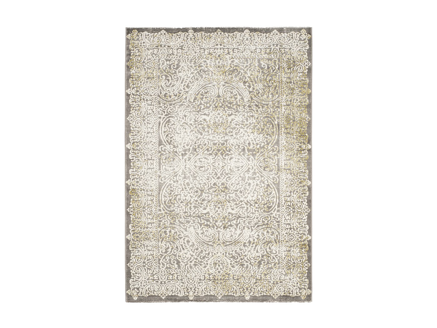 Tapis Gris & Vert 122 X 170 cm - Celine